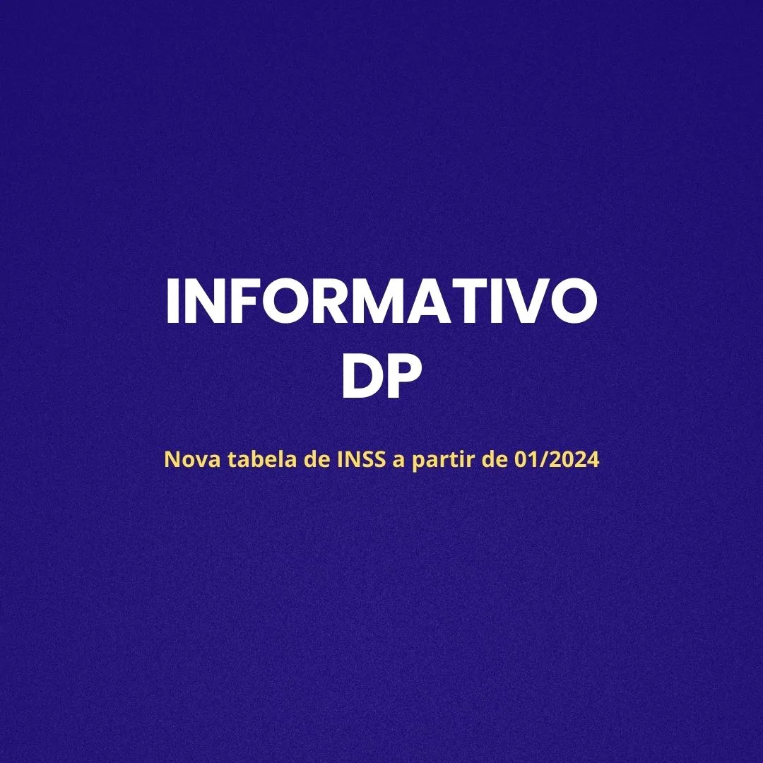 Nova tabela de INSS a partir de 01/2024 - Paulicon Contábil